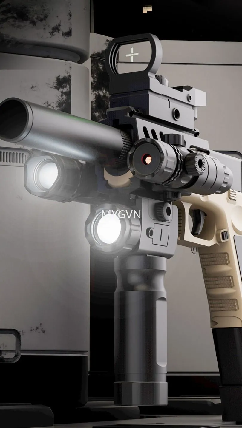 Double Shaped Deformable Soft Bullet Launcher Miui With Flashlight ...