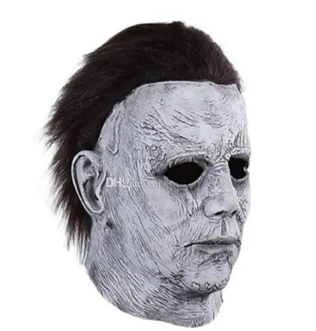 Halloween Michael Myers Killer Mask Role Playing Scary Bloody Latex ...