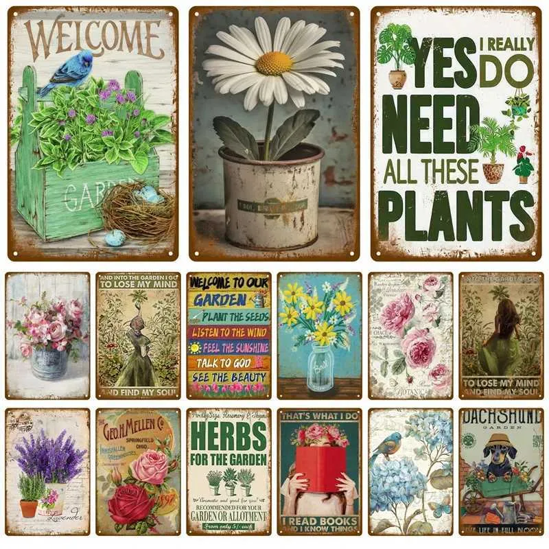 Sinal De Fazenda Vintage Metal Vintage Lata Sinal Balde De Lixo