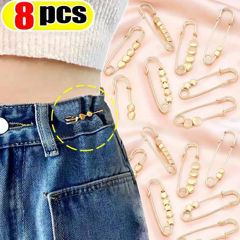 Adjustable Waist Tightening Brooch Safety Chain With Metal Clip ...