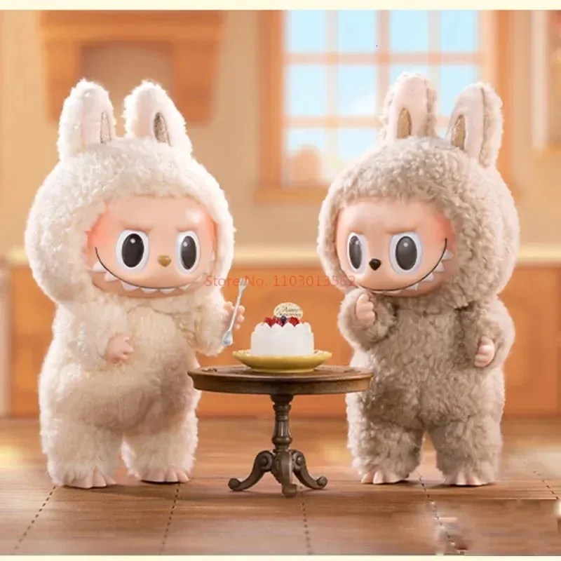 Labubu Heart Macaron Vinyl Face Molang Blind Box Handmade Gift For ...