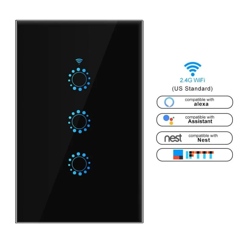 DHgate.com:16A WiFi Smart Switch, 2-Way Control Smart Home Light Switch ...