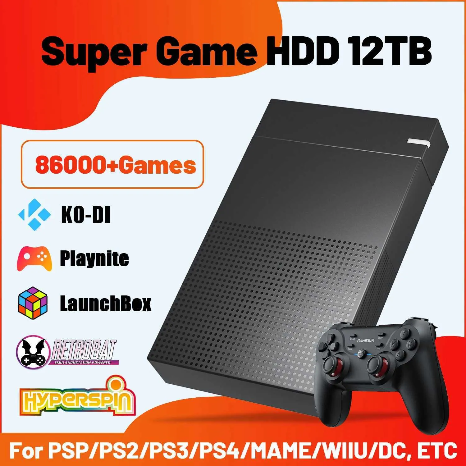 DHgate.com:Portable Game Players 12T Super Game HDD with Hyperspin Launchbox Retrobat Playnite ...