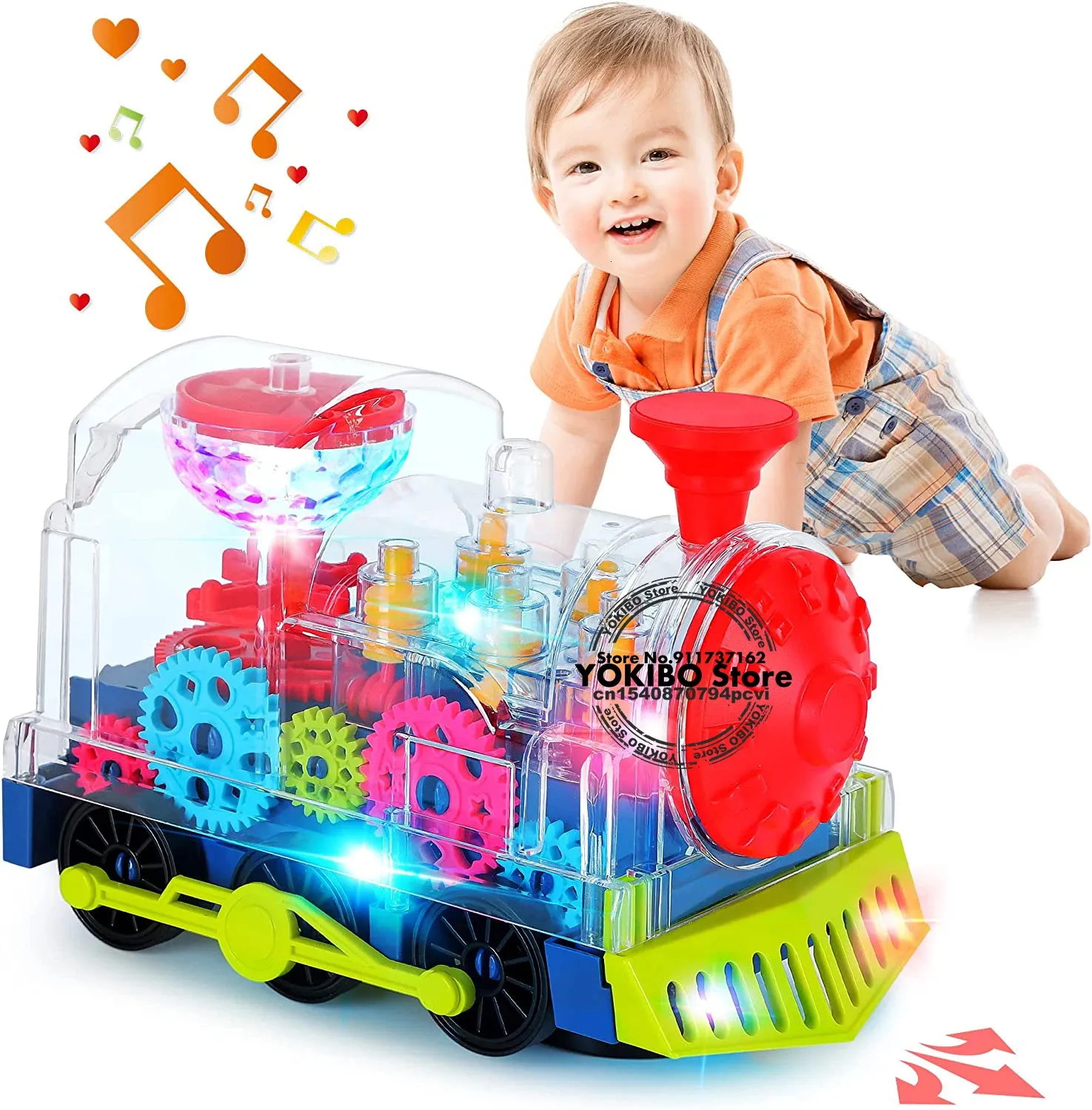 DHgate.com:Electric Toy Train for Toddlers - Lights, Sounds, Music ...