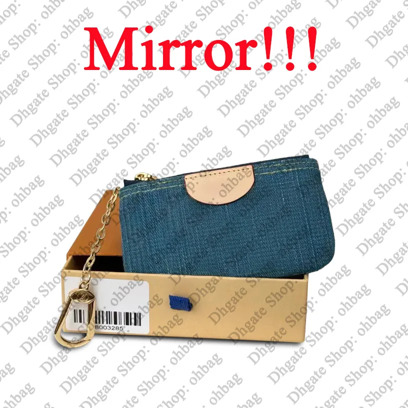 12A Designer Denim Wallet 12cm Zippy Card Holder For Women & Men ...