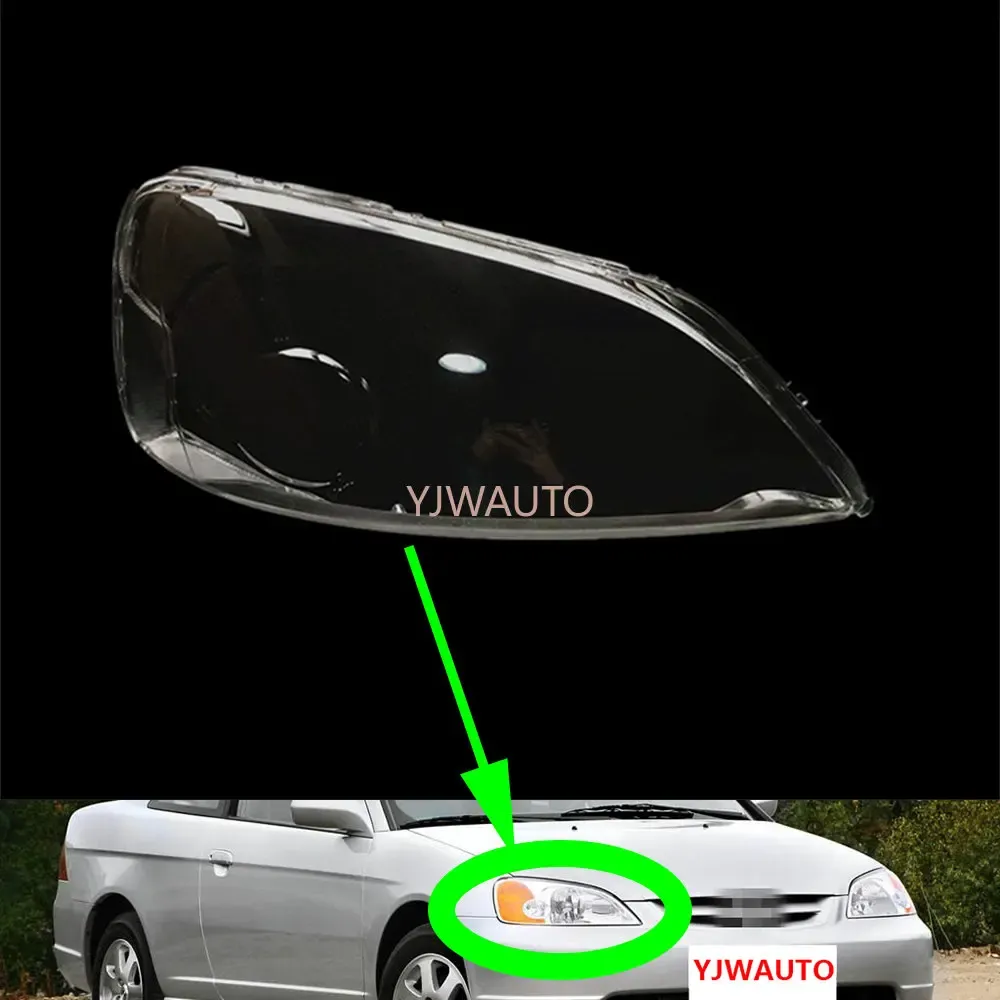 DHgate.com:Headlight Lens Cover for Honda Civic 2001-2003 - Clear Headlamp Replacement, Front ...