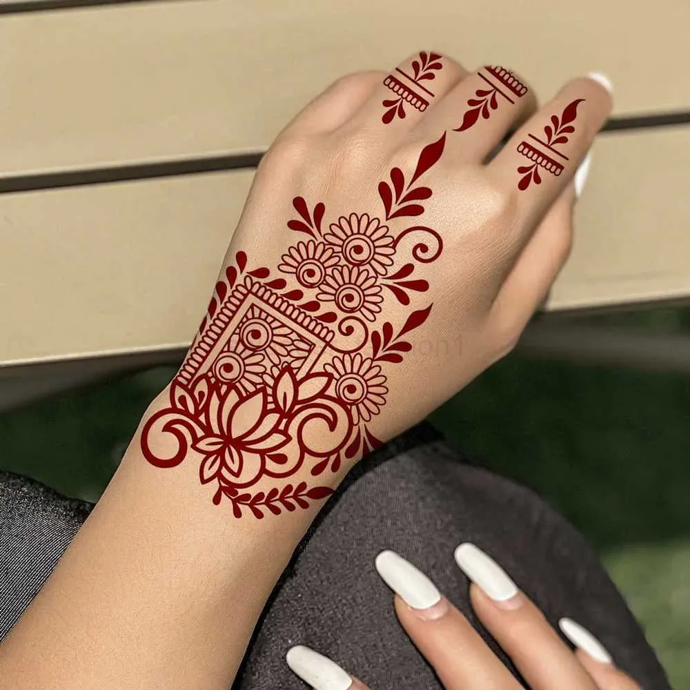 Henna Sticker Tattoos