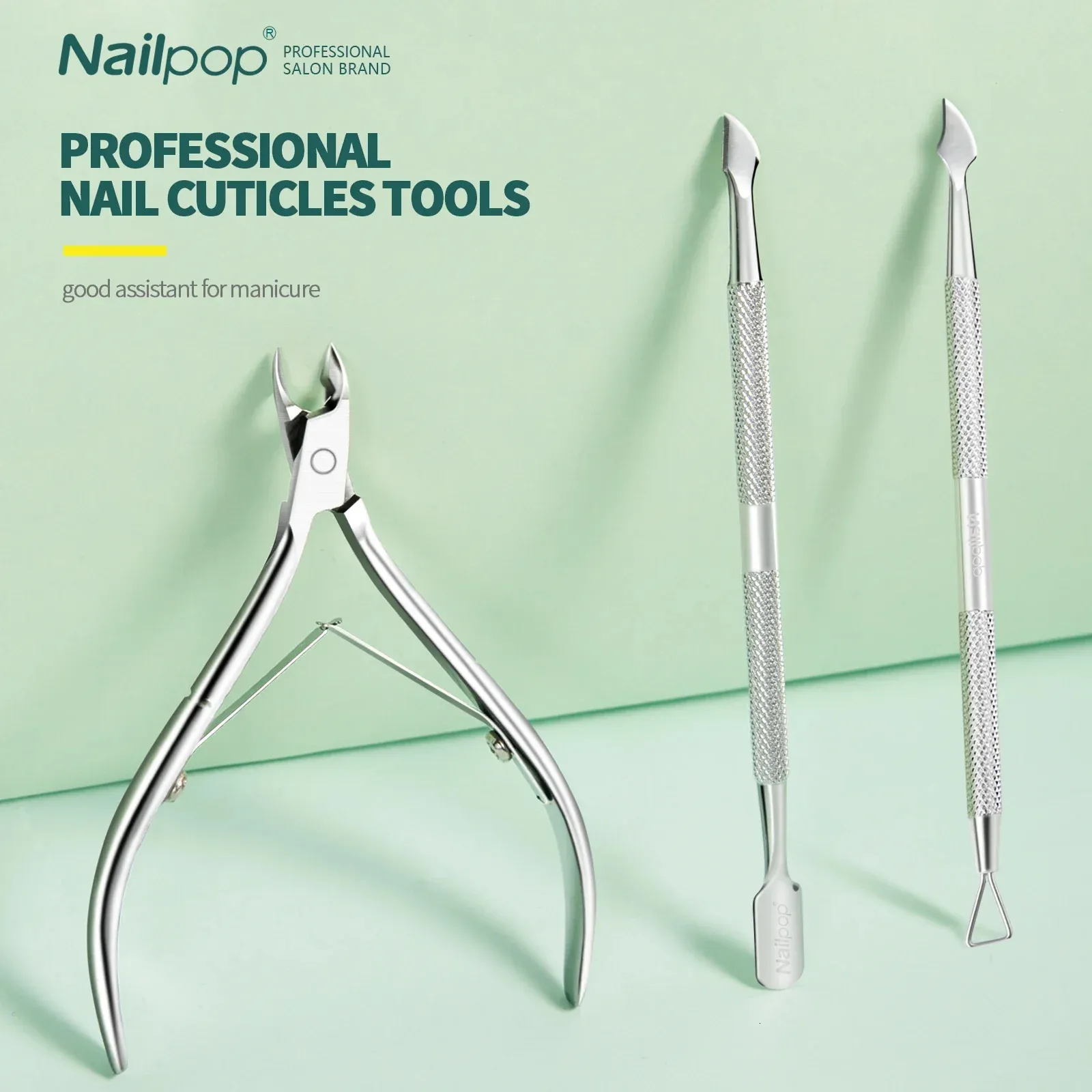 Premium Cuticle Scissors Set - Stainless Steel Manicure Pedicure Tool ...