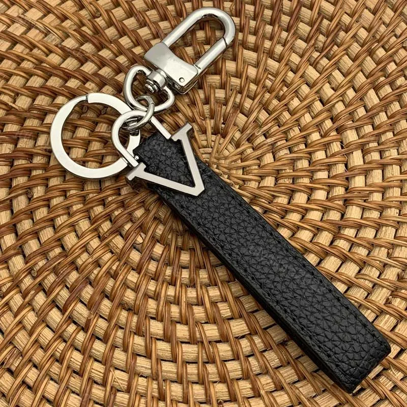 Luxury Colorful Leather Cowhide Keychain For Men And Women Designer Bag ...