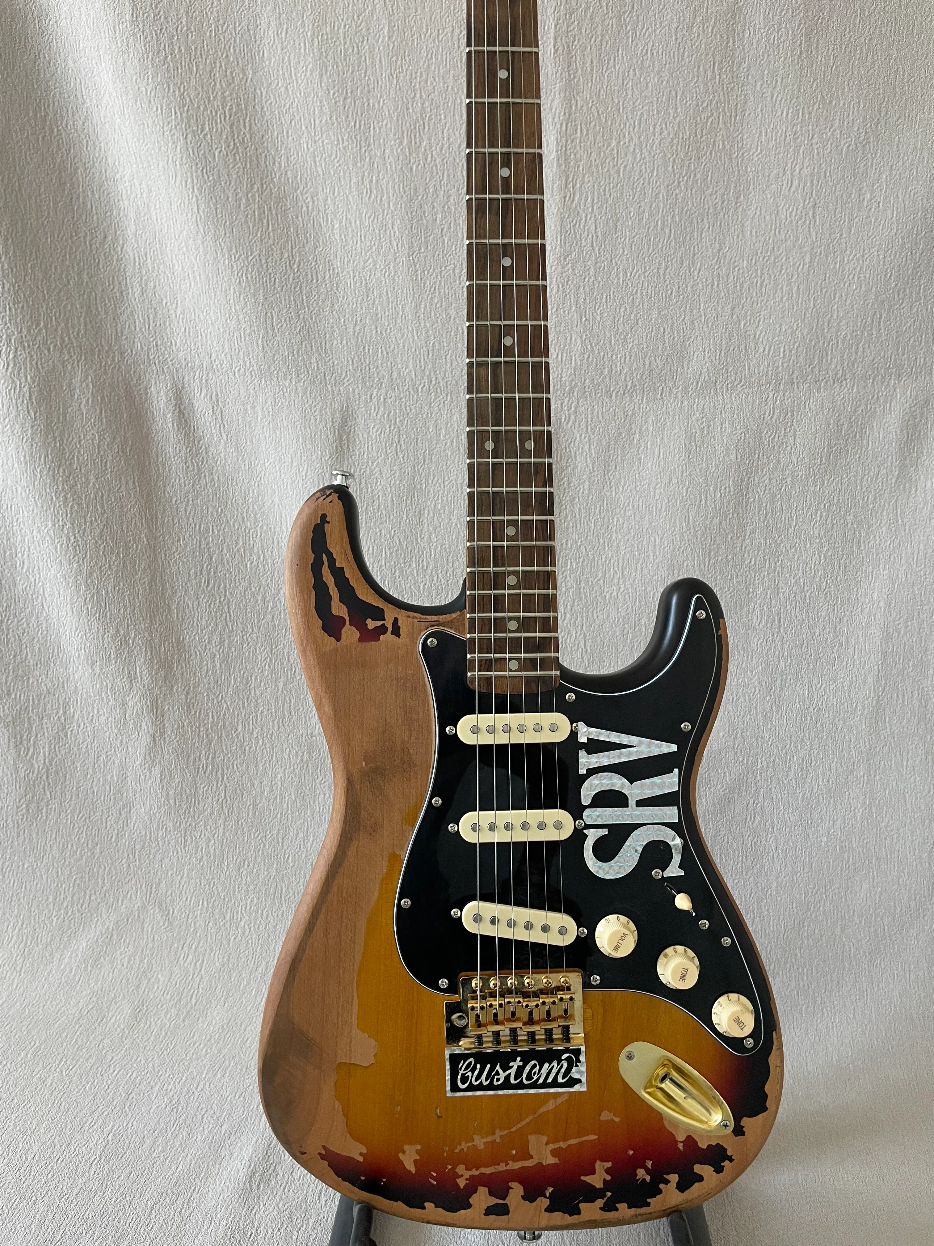 SRV Tribute Electric Guitar 2024 Limited Edition Heavy Relic Alder Body ...