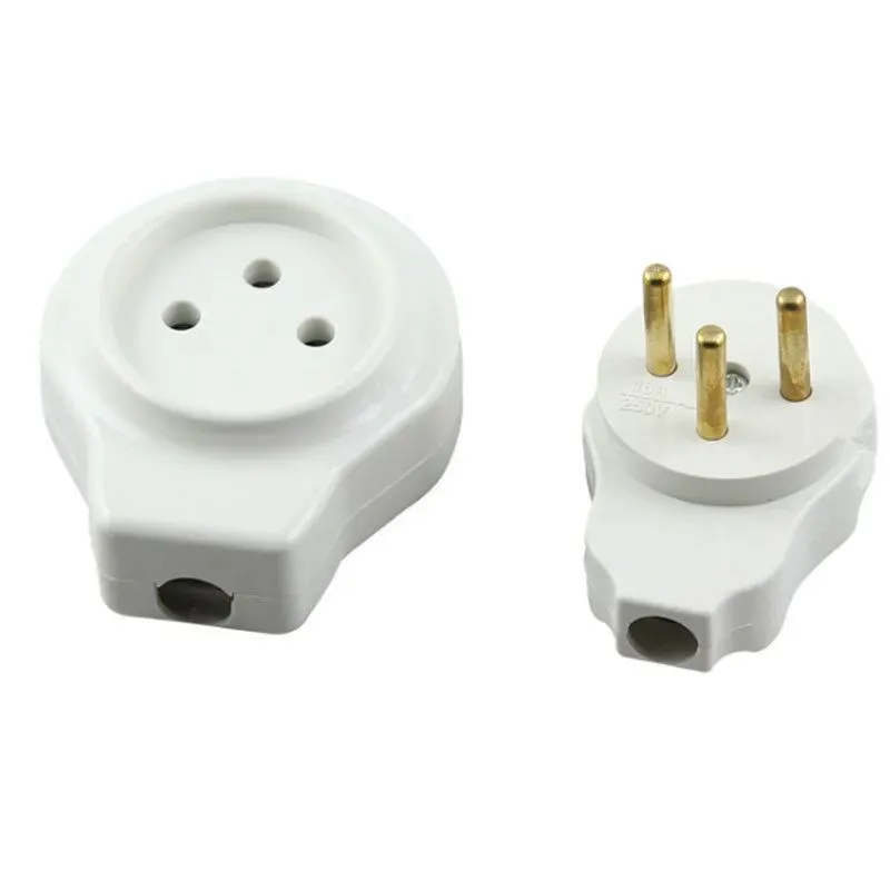 LL Power Plug Adapter 16A Type H Israel 3 Pin Male To Female Socket ...