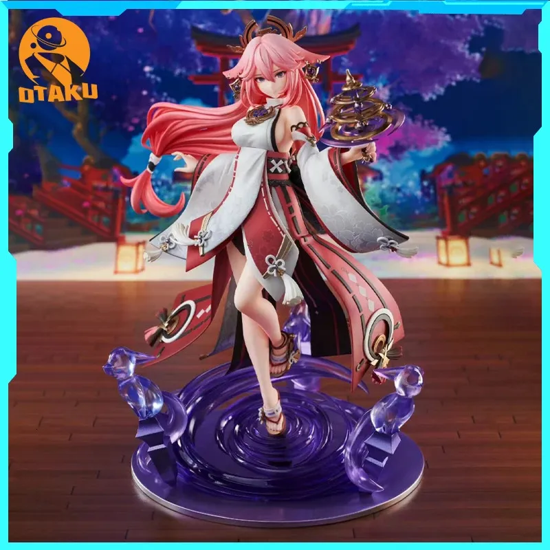 Genshin Impact Yae Miko PVC Figure Of Eight 26cm Sexy Anime Girl Statue ...