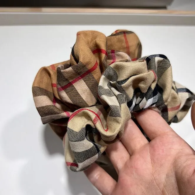 Brand Designer Plaid Elastic Hair Bands For Women ... From Bettersalesy ...