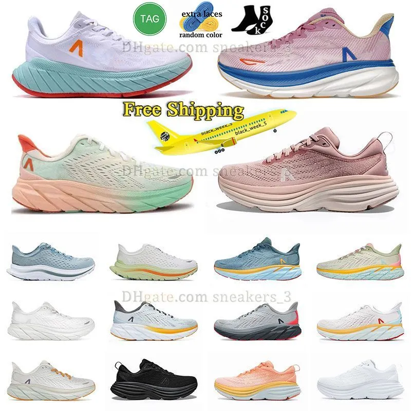 Kawana Hoka Casual Shoes Women's With Carbon X Soft Cushioning Black ...