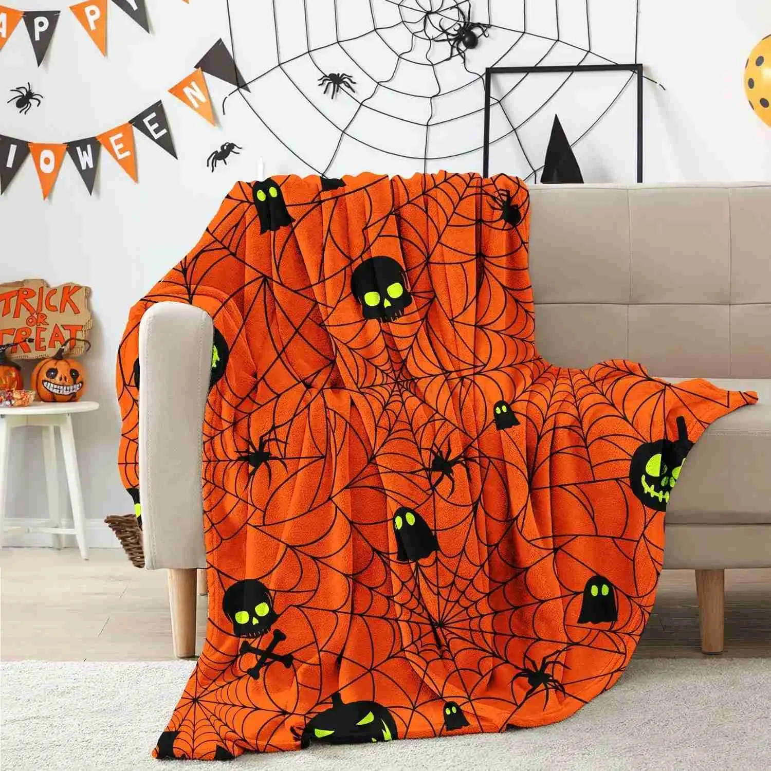 Halloween throw blanket store