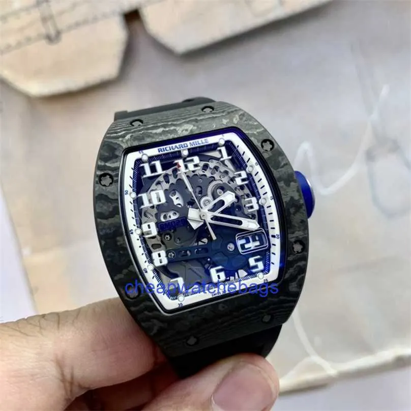 RM Automatic Chronograph Black Wristwatch Mechanical Mens Watch 0V From ...