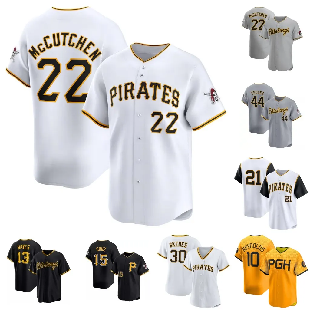Pittsburgh Henry Davis Pirates Jersey McCUTCHEN Bryan Reynolds David ...