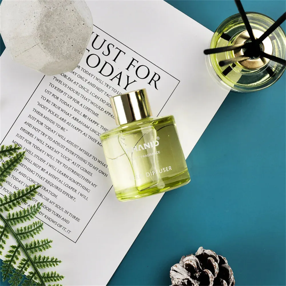 50ml Mini Reed Diffuser Set with 10cm Glass Sticks for Bedroom and ...