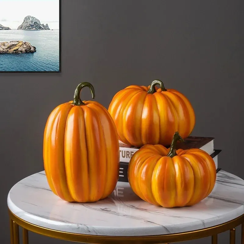 Realistic Artificial Pumpkins: Halloween & Thanksgiving Decor, Lifelike ...