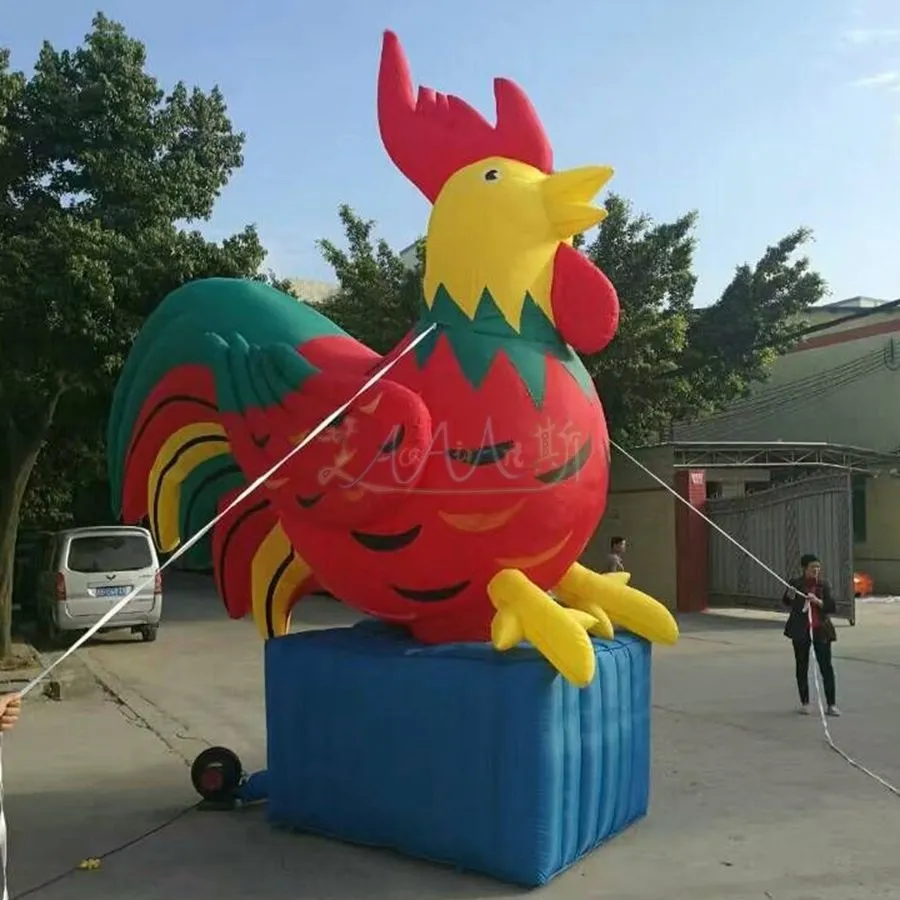 Wholesale Custom Beatiful Inflatable Mascot Pop Up Chicken With Free ...