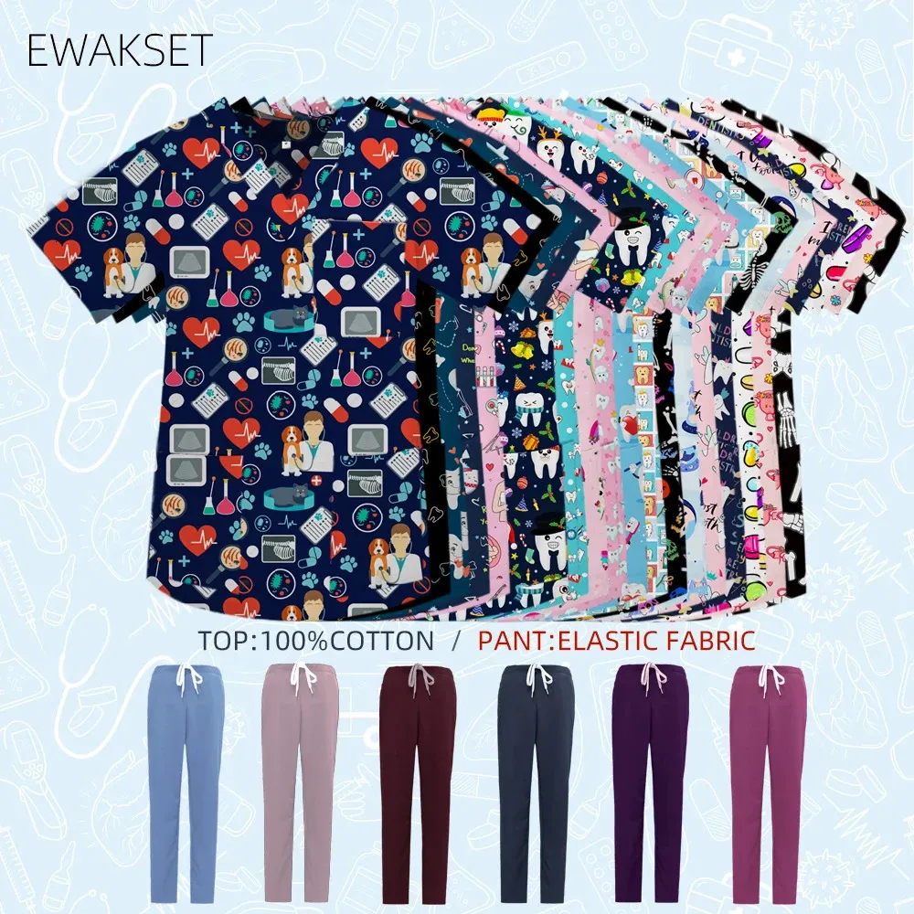 Operating Room Uniform Scrubs Set Back For Hospital And Surgery ...