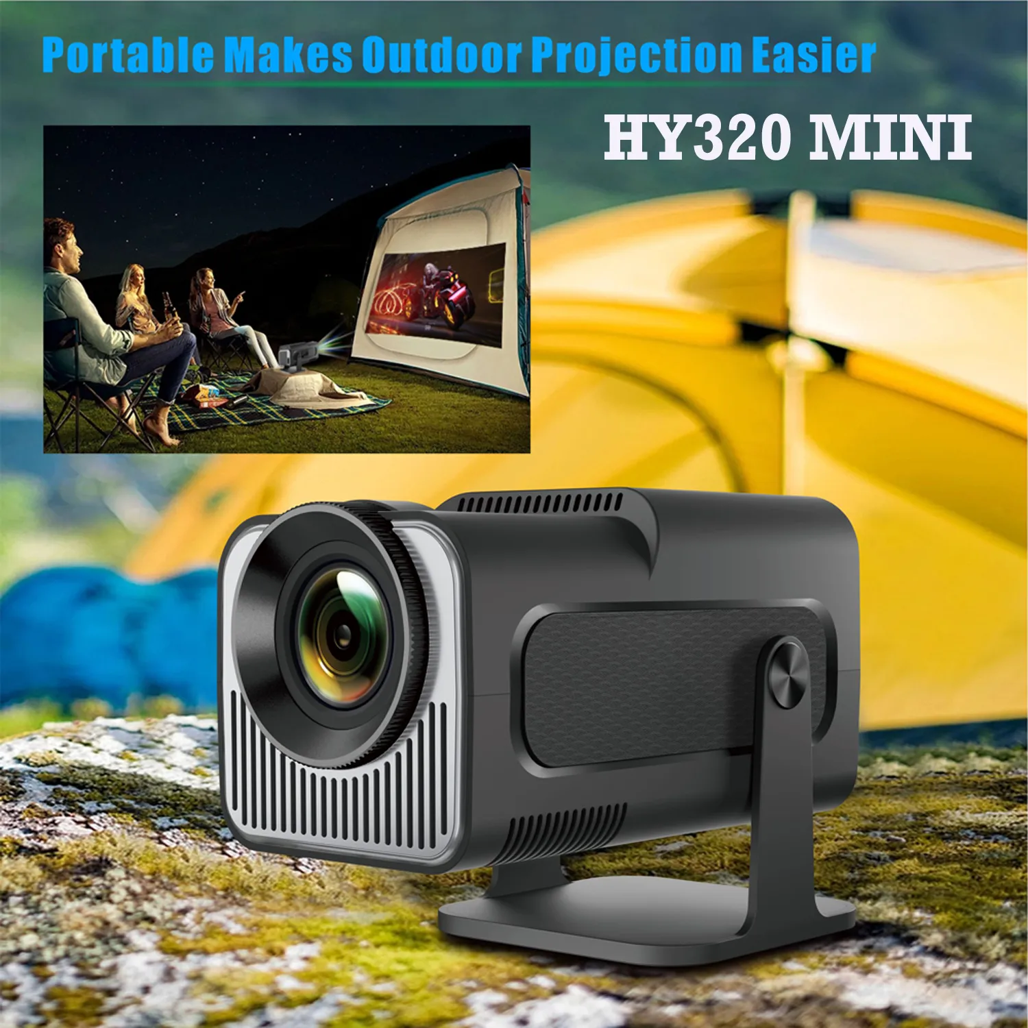720P Mini Projector, Portable Screen Video LCD for Home & Outdoor ...