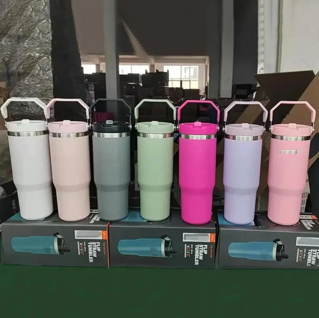 DHgate.com:Pink Tumblers: 40oz Stainless Steel Cups with Lids & Straws ...