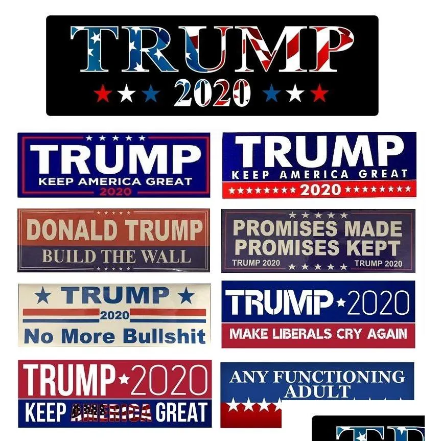 Banner Flags Donald Trump Car Stickers Bumper Sticker Keep Make America ...