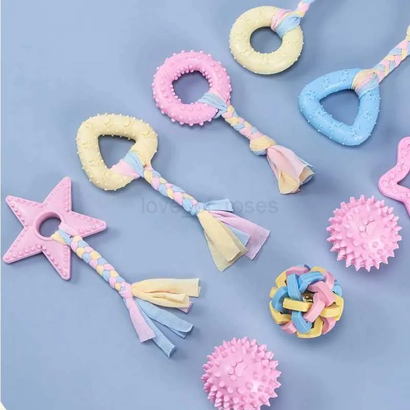 Rubber Chew Toys for Small Dogs, Durable and Bite Resistant, Teeth ...