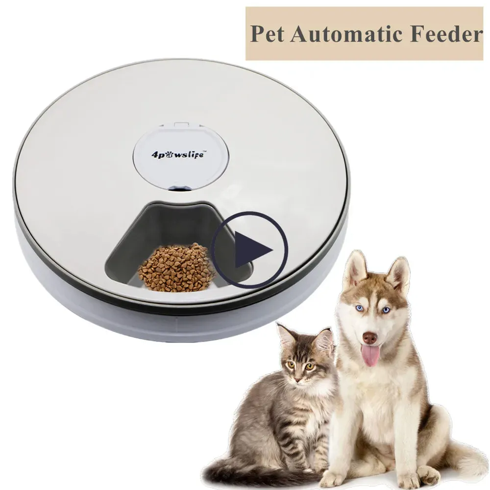 Automatic Pet Food Dispenser With Timer Portion Control For Cats And ...