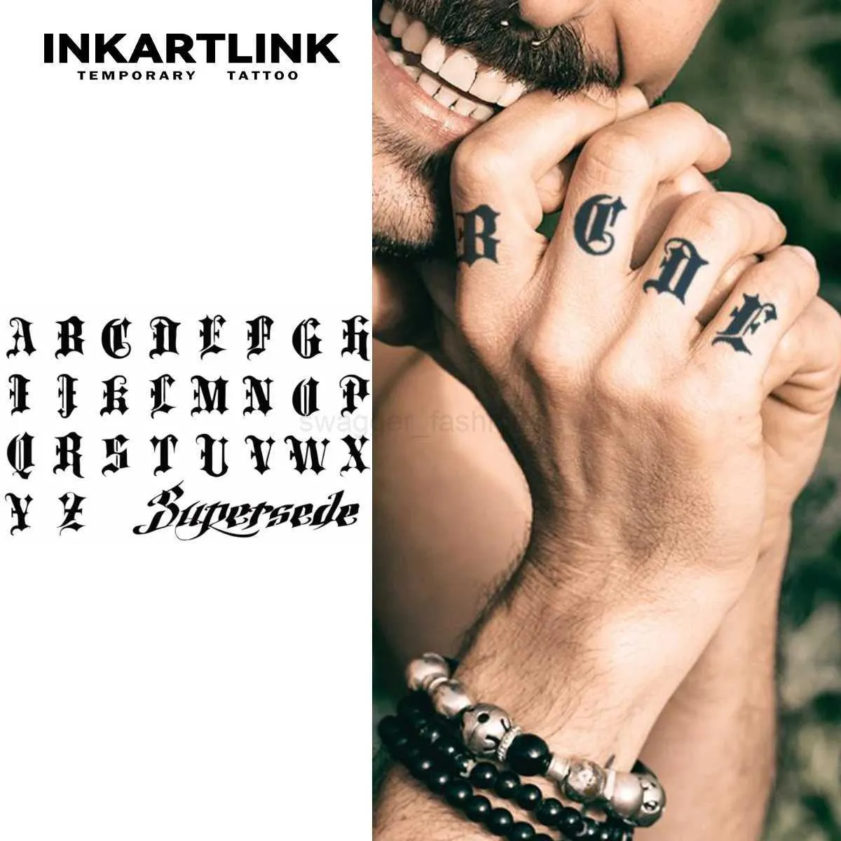 Long Lasting Temporary Tattoos Waterproof English... From Swagger ...