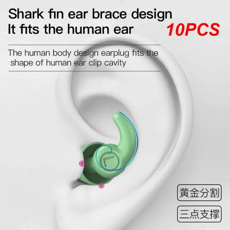 Waterproof Silicone Ear Plugs for Swimming, Seaside Pool, Sleeping ...
