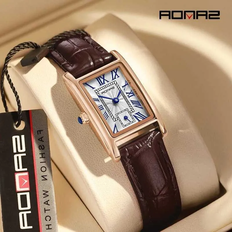 SANDA 1116 Elegant Rectangle Dial Quartz Watch: Stylish Wristwatch for ...
