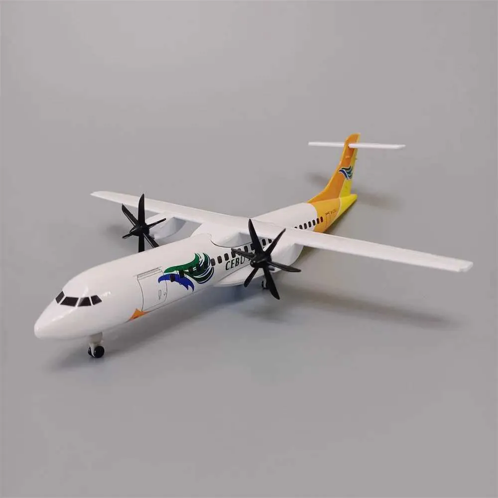 Aircraft Modle NEW 20cm Philippines CEBU PACIFIC AIR ATR Airlines Alloy ...