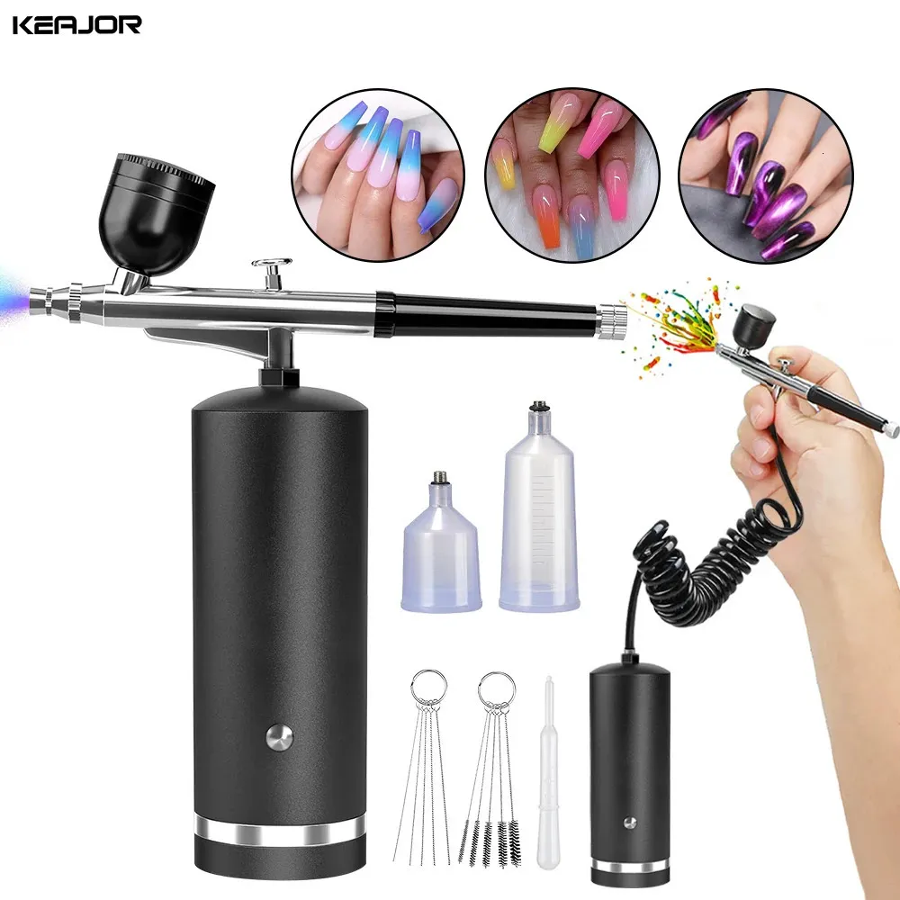 DHgate.com:Multi-Use Airbrush Spray Gun Kit for Nail Art, Makeup, and ...