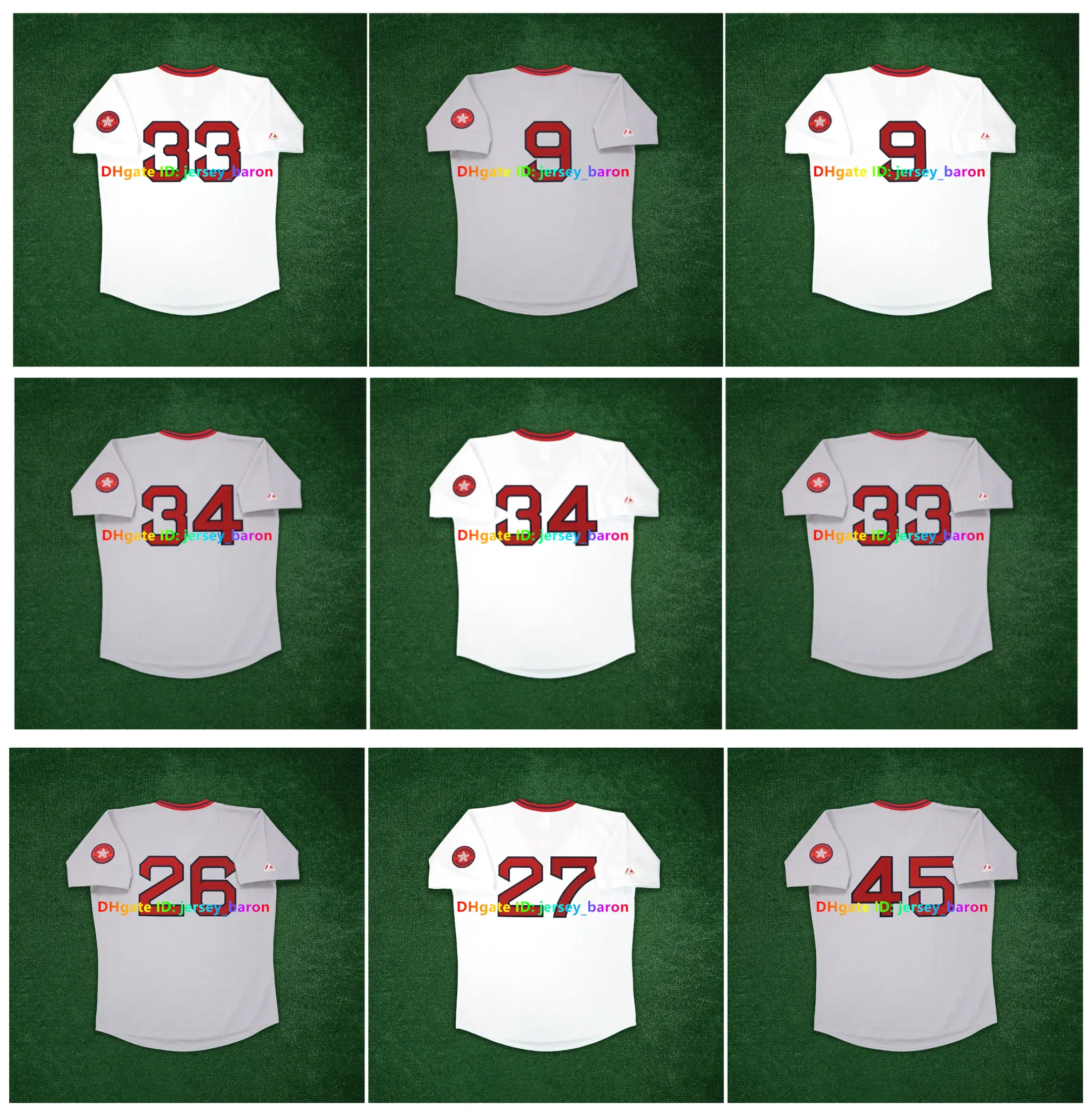 1976 Red Sox vintage baseball uniforms featuring David Ortiz, Jason ...