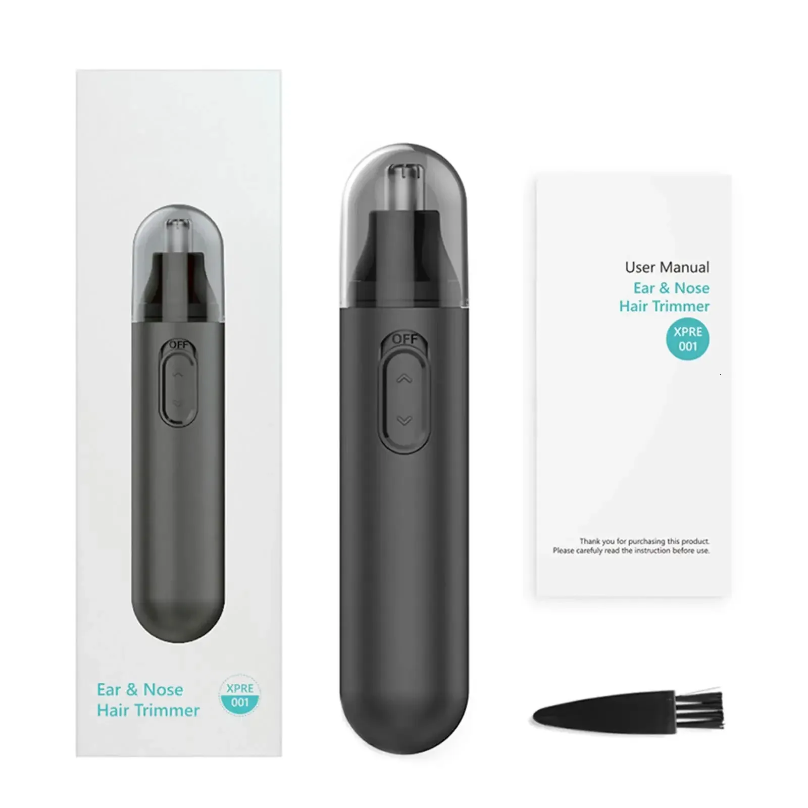 Nostril Haircut Clipper 2in1 8000 RPM Mans Rechargeable Nose Hair ...
