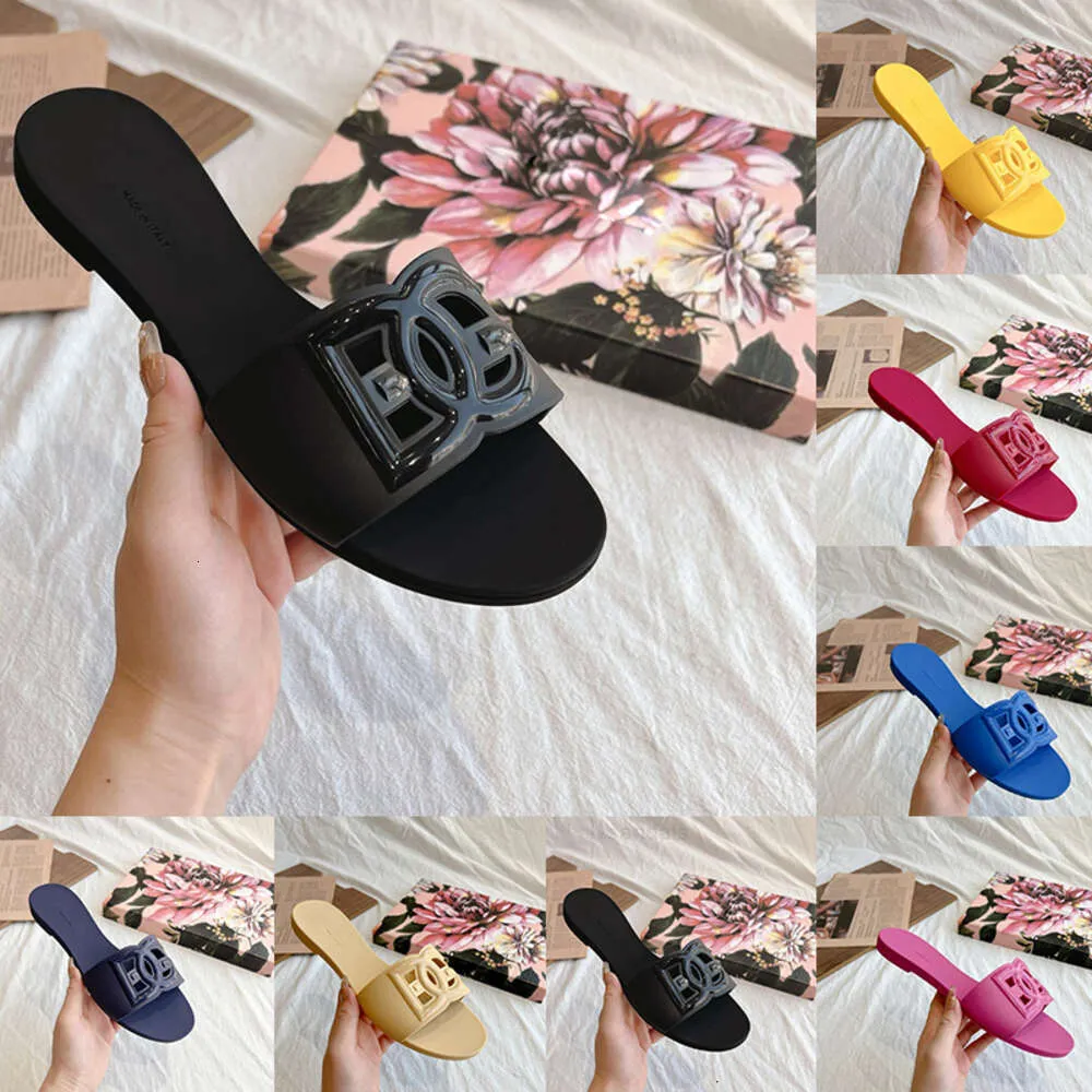 Designer DwithG Aldi Slippers With Cut Out Letters Women's Rubber ...