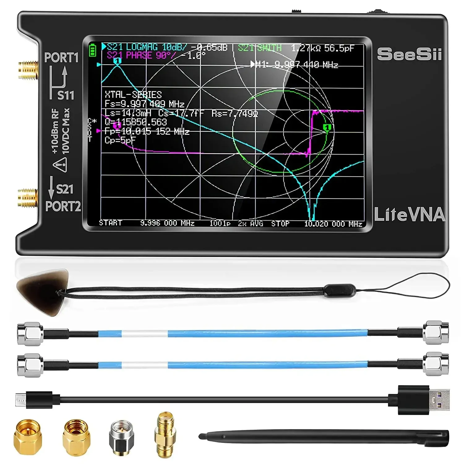 Antenna Analyzer Ham Radio: Compact Vector Network Analyzer 50kHz 6 ...