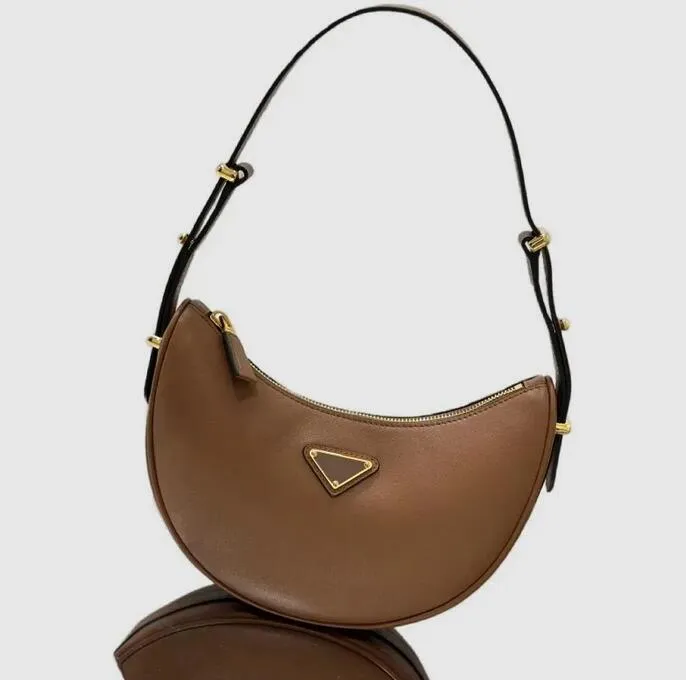 Womens Designer For Woman Purse Croissant Half Moon Triangle Metal ...