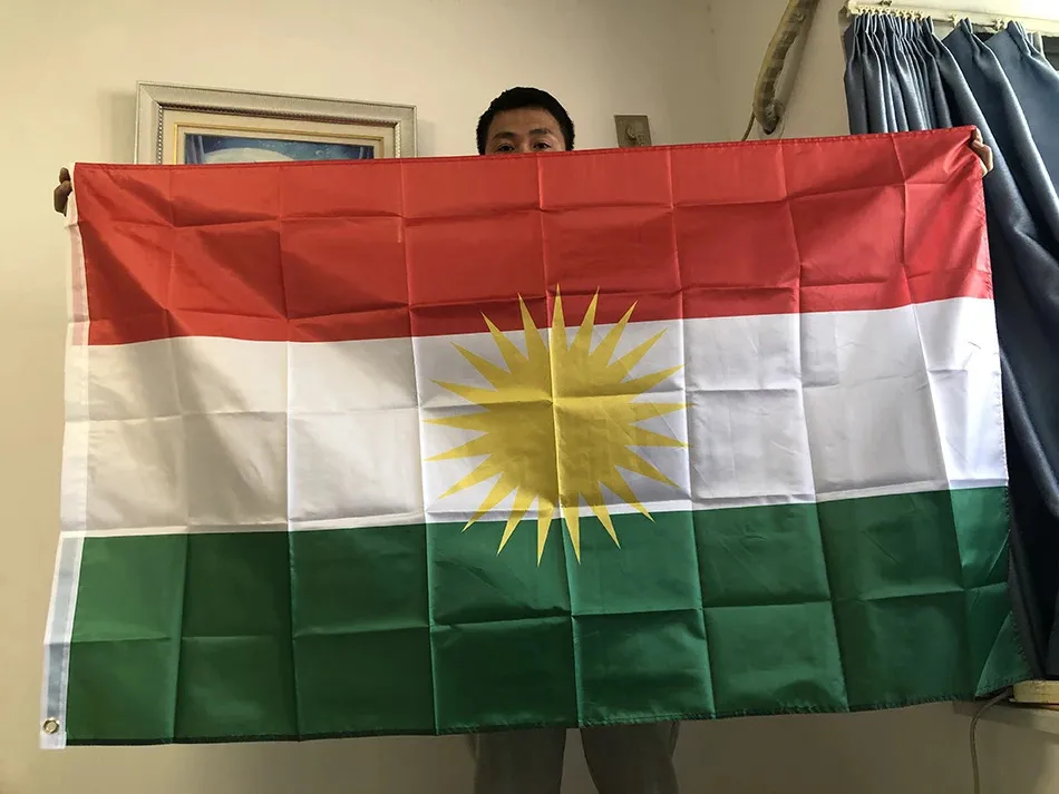 SKY FLAG Kurdish Flag 60x90cm 90*150cm Kurdistan Flag... From Zhong09 ...