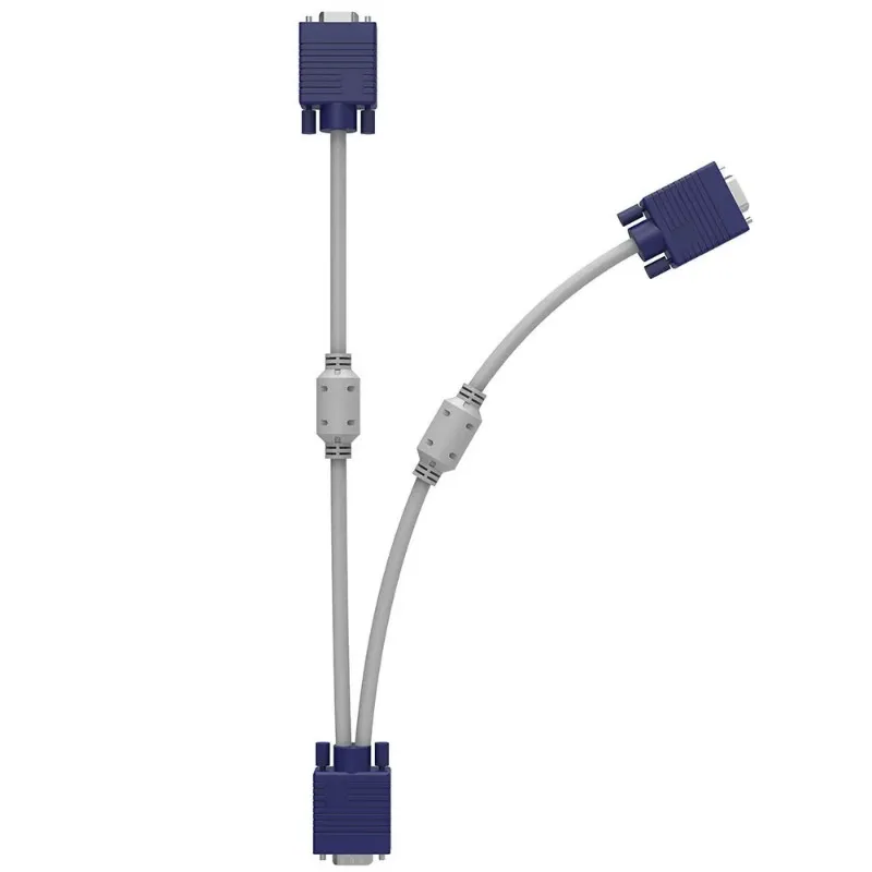 VGA extended vga cable - One or Two Point, VGA3 + 6 Point - Male to 2 ...