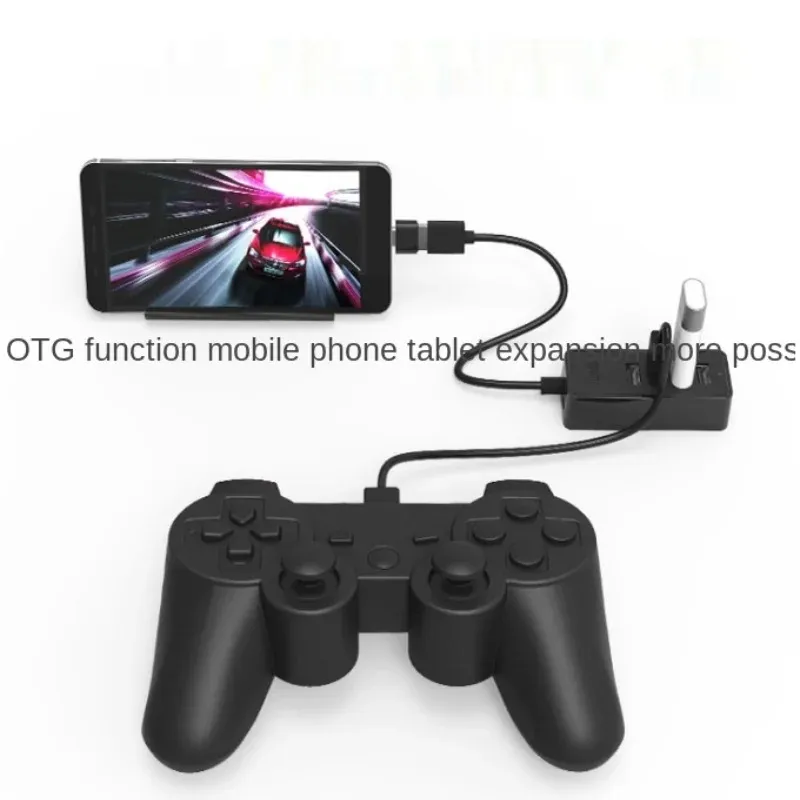 4-Port USB 3.0 OTG Hub: High-Speed Data & Charge - Portable Design ...