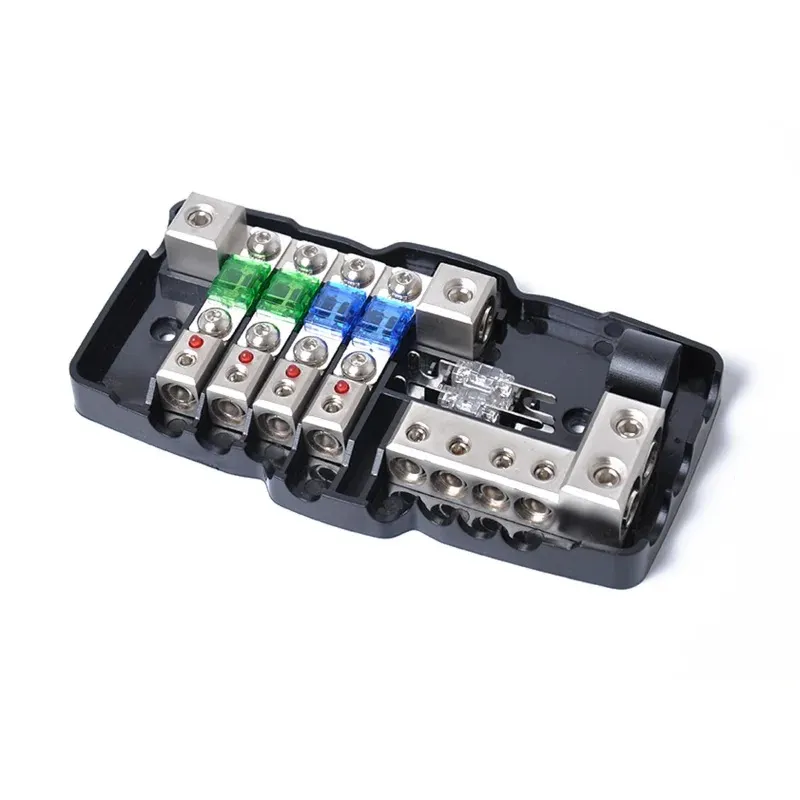 2024 Multifunctional Vehicle Fuse Block With LED Light And 4 Way ...