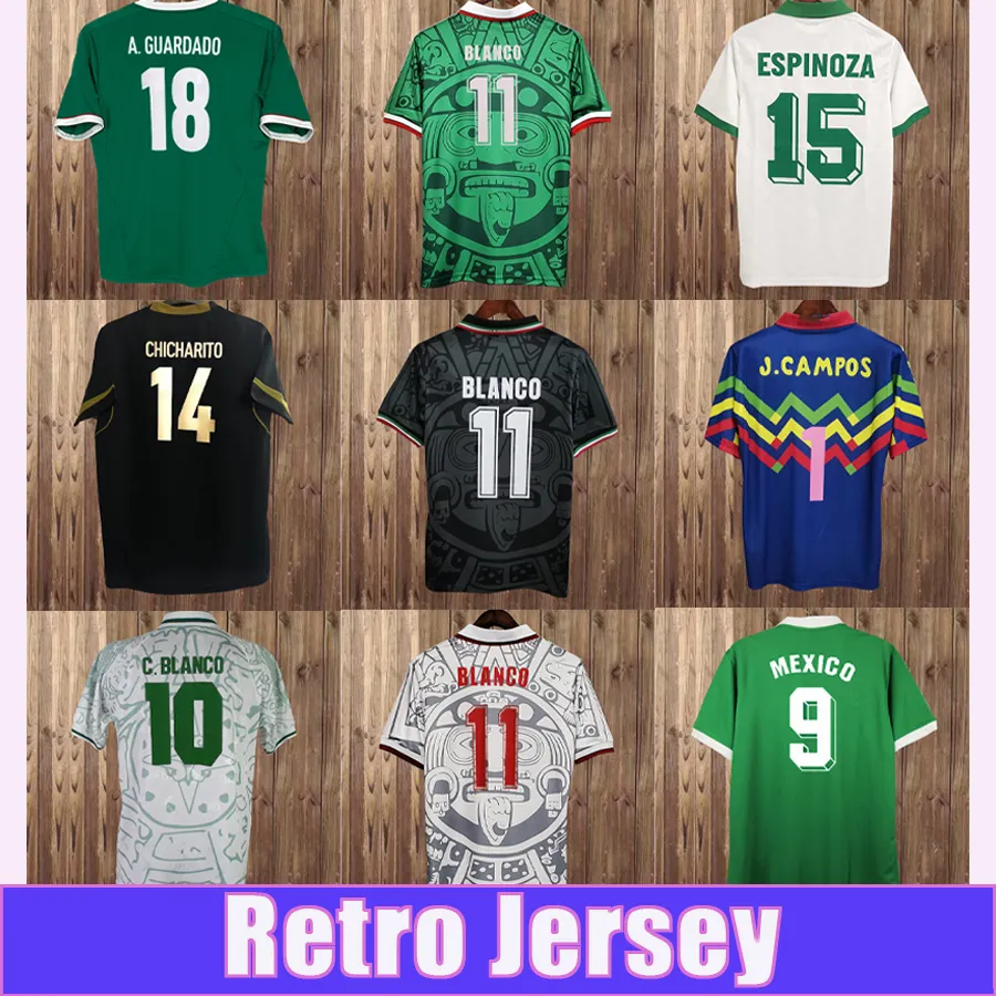 Mexico Mens Retro Soccer Jerseys Chicharito, C.... From Sportjersey8 ...