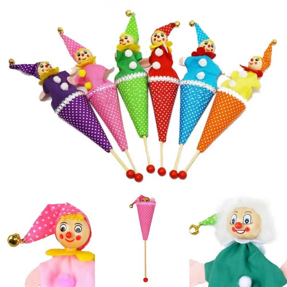 DHgate.com:Wooden Telescopic Clown Puppet Baby Educational Toy with ...