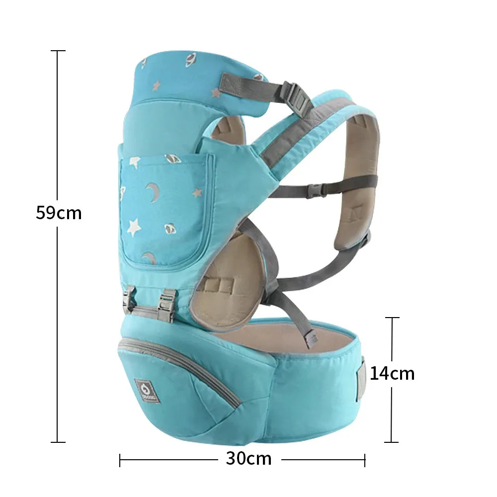 Ergonomic Baby Carrier Backpack - 4-Season Breathable Infant Sling ...