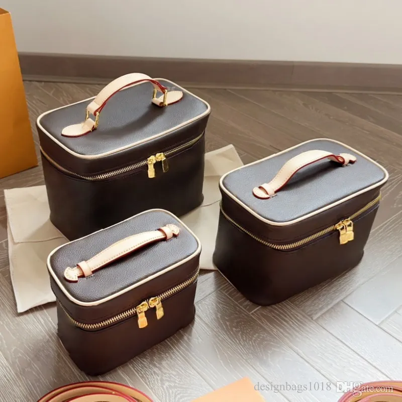Designer Cosmetic Bags Women's Leather Vanity Bag ... From ...