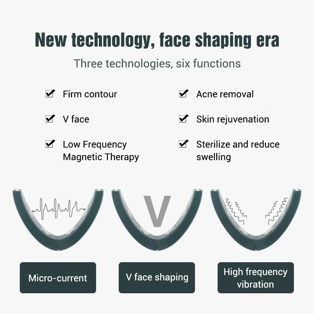 6 Types Microfluidic V Face Heated Skin Regeneration Machine Dual Chin ...