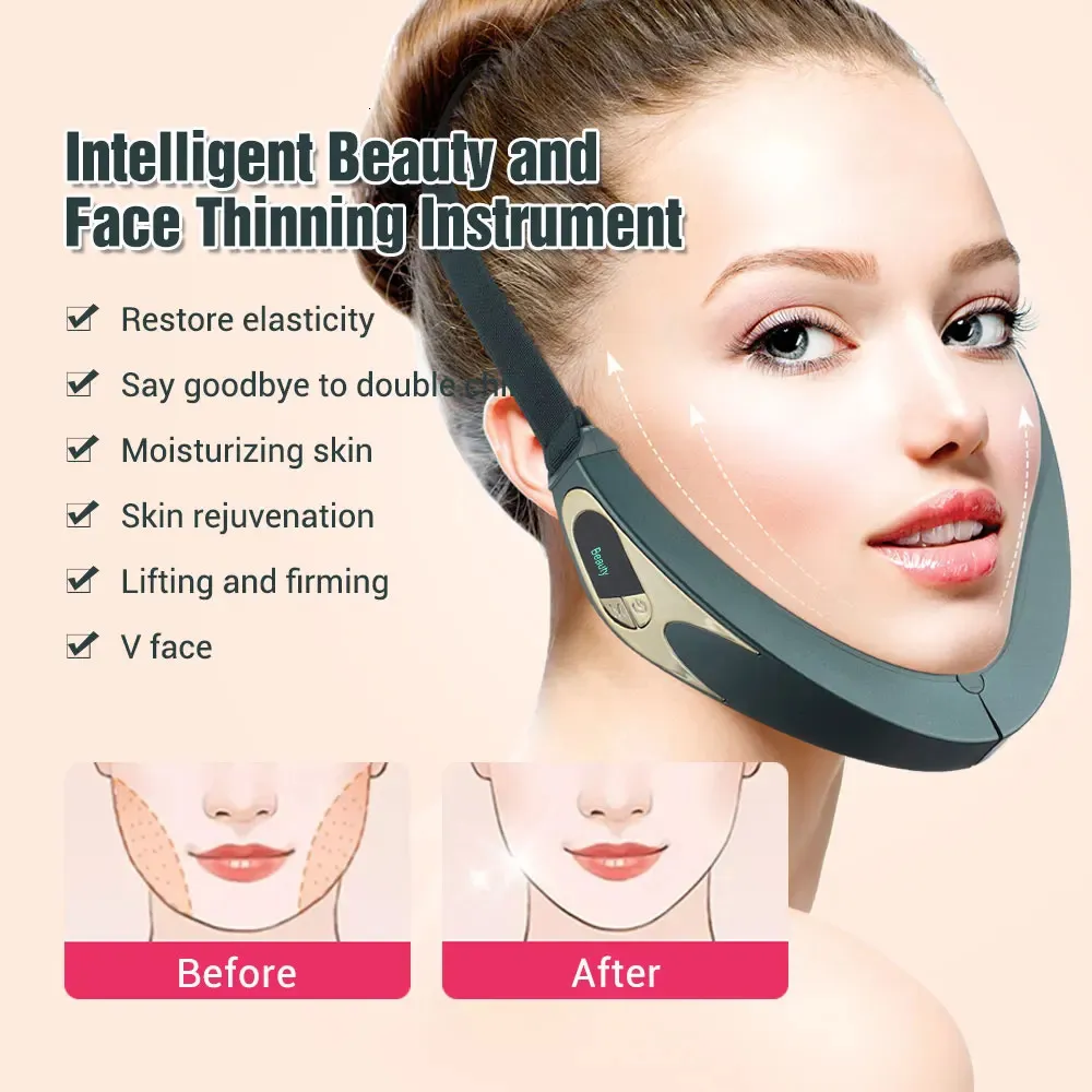 6 Types Microfluidic V Face Heated Skin Regeneration Machine Dual Chin ...